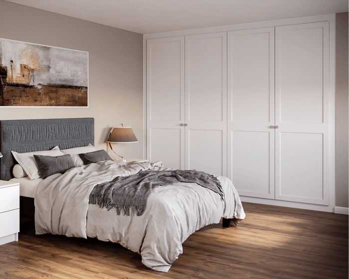 Wardrobe Built Over Stair Bulkhead | Online Bedrooms