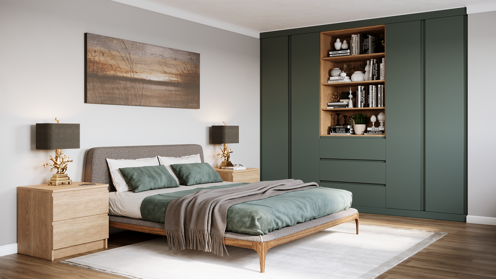 Wardrobe Built Over Stair Bulkhead | Online Bedrooms