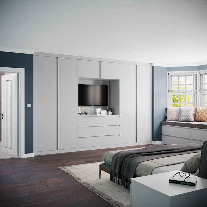 Fitted Wardrobes With TV Space - Made To Measure For You – Online Bedrooms