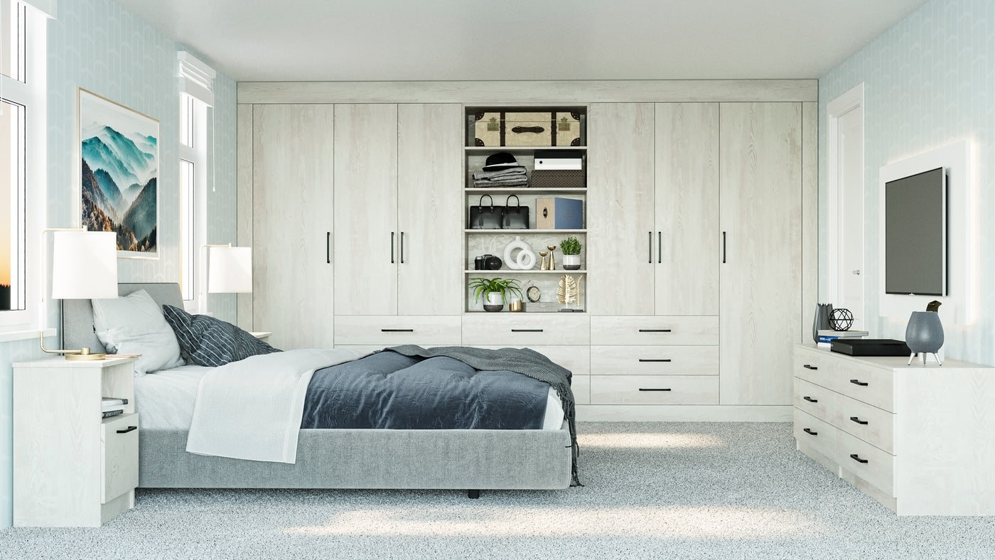 Wardrobe Built Over Stair Bulkhead | Online Bedrooms